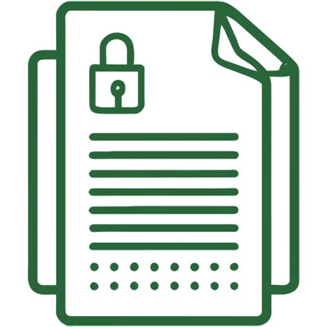 Premium Vector Authorization Documents Icon
