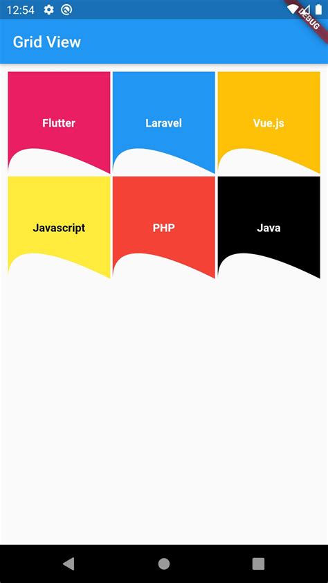 mengenal widget flutter 6 grid view cliprreact and clippath hero