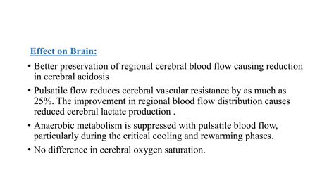 Pulsatile Vs Non Pulsatile Perfusion PPTX
