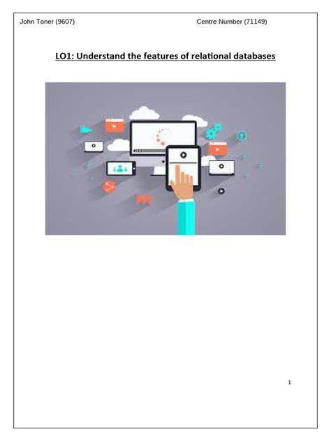 P1 Features Of A Relational Database Pdf