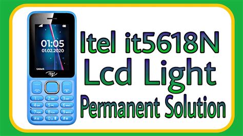 Itel It N Lcd Light Solution Fix U PRO YouTube