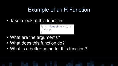 Writing Functions In R Introduction To R Part Ii Ppt Download