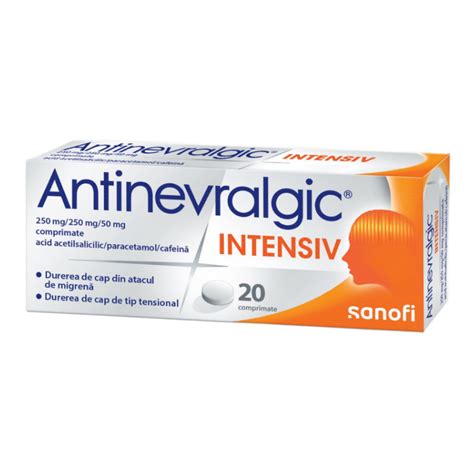 Antinevralgic Intensiv 20 Comprimate Sanofi