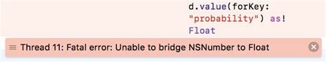 Ios Unable To Bridge Nsnumber To Float In Json Parsing Stack Overflow