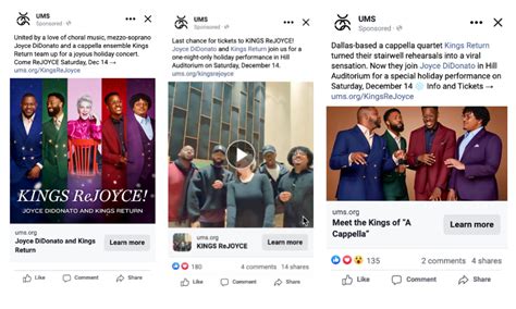 How We Helped University Musical Society Surpass Metas Cpa Benchmark