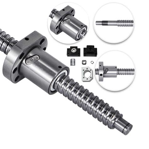 1205 Linear Ballscrew Double Nut Ball Screw CNC Router Linear Guide Rail Ball Screw Ball
