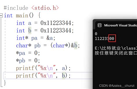 C语言指针概念、大小、解引用、类型意义【入门详解】c语言解引用 Csdn博客