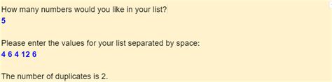 Solved Write An Int Function Named Countduplicates That