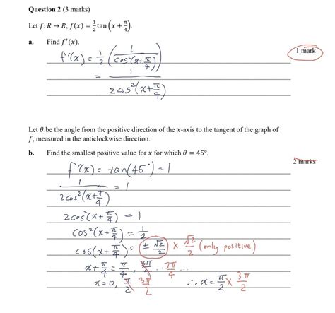 Why Is Only The Positive Square Root Used In This Question Just Part B R Vce