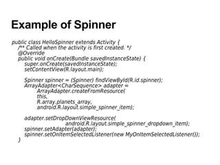 Android Ui Adapter PPT