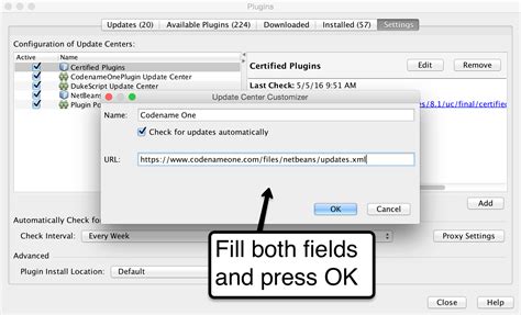 Netbeans Plugin Update Center Codename One