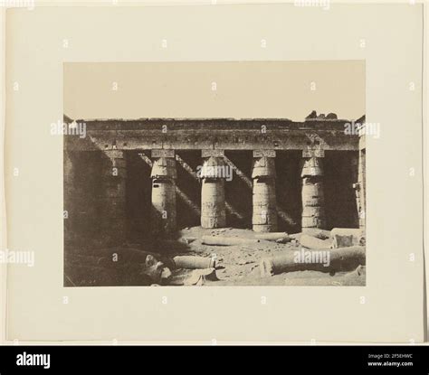 Court Of The Temple Of Ramesses Iii Medinet Habu John Beasley Greene