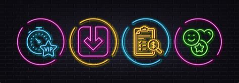 Vip 타이머 문서로드 및 회계 보고서 최소 줄 아이콘 웹 응용 프로그램의 경우 벡터 인쇄 3차원 형태에 대한 스톡 벡터 아트 및 기타 이미지 Istock