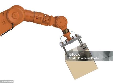 자동화 공장 또는 3d 렌더링 로봇 팔이 있는 화물 판지 상자 운반 공장 산업 건물에 대한 스톡 사진 및 기타 이미지 공장 산업 건물 나름 더미 Istock
