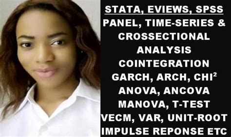 Do Statistical Data Analysis With Spss Eviews Stata Excel By Statwrite