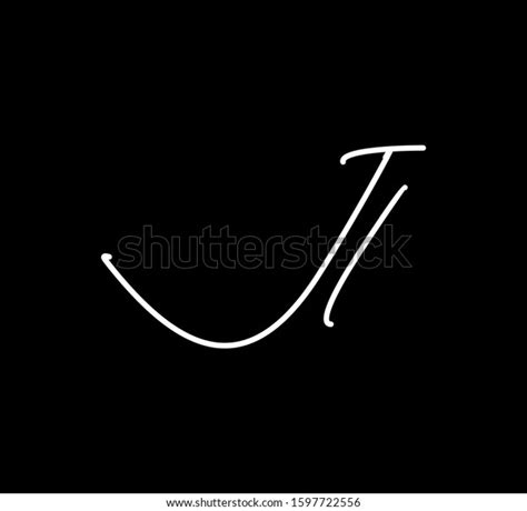 Couple Cursive Letters Initial Jl Signature Stock Vector Royalty Free 1597722556 Shutterstock