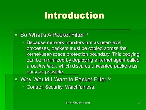 Ppt The Bsd Packet Filter A New Architecture For User Level Packet Capture Powerpoint