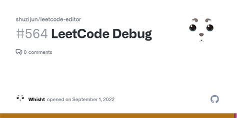LeetCode Debug Issue Shuzijun Leetcode Editor GitHub
