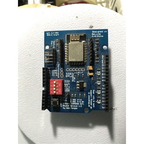 Esp 12e Esp8266 Uart Wifi Wireless Shield For Arduino Uno R3 Shopee