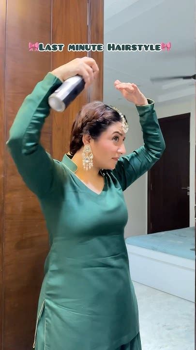 Last Minute Hairstyle Youtubeshorts Shorts Hairstyle Youtube