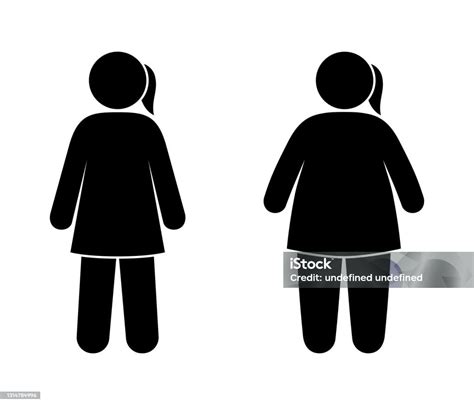 여성 실루엣 스틱 남자 슬림 하 고 지방 과체중 일러스트 여자 스탠드 고립 된 인물 0명에 대한 스톡 벡터 아트 및 기타 이미지 0명 가냘픈 가지 식물 부위 Istock