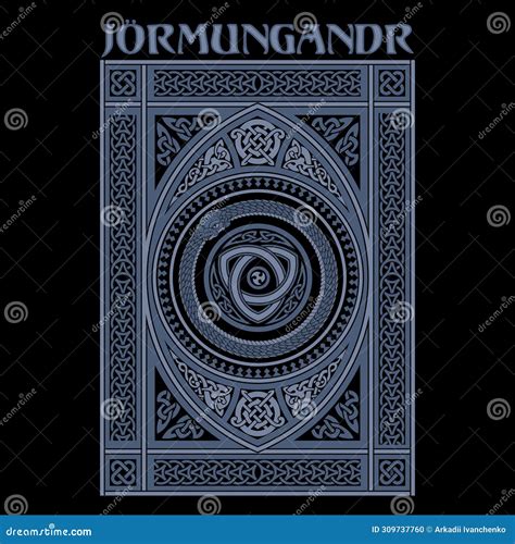 Ouroboros Snake In A Shape Of Infinity Symbol Endless Cycle Of Life