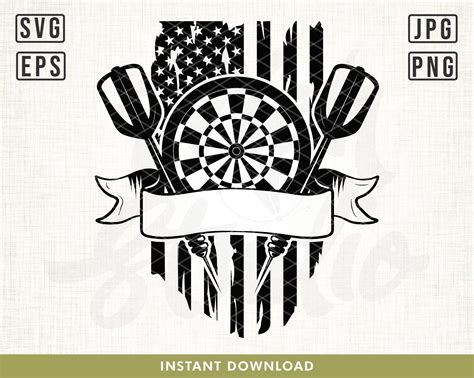 Us Dart Svg Darts Team Svg Dartboard Svg Dart Game Svg Darts Clipart Dart Target Svg Bulls