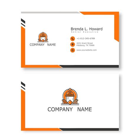 Premium Vector Corporate Identity Business Card Design