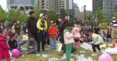 연휴 마지막 축제로 마무리오늘만은 서커스 단원