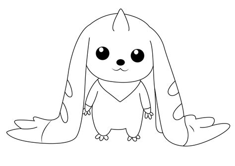 Prodigious Digimon Coloring Pages For The Digi Destined