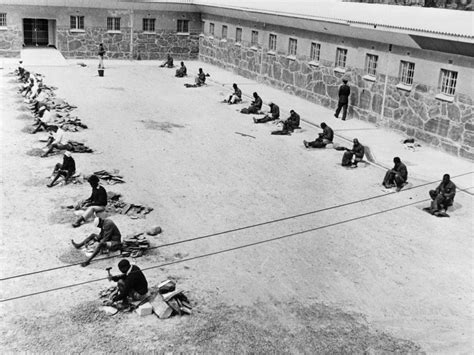 Nelson Mandela In Prison Time