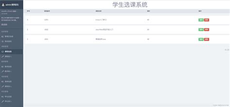 java项目：servlet jsp选课管理系统 采用jsp servlet dao模式实现一个简单的选课系统 csdn博客