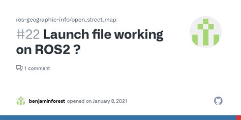 Launch File Working On ROS2 Issue 22 Ros Geographic Info Open Street Map GitHub