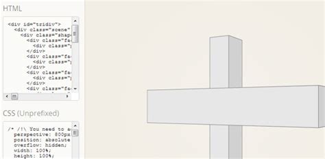 Tridiv Web App Editor Per Creare Elementi 3D Con Shape CSS3 JuliusDesign