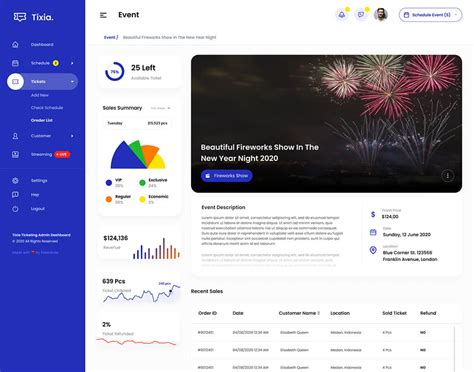 Tixia Ticketing Laravel Bootstrap Admin Dashboard