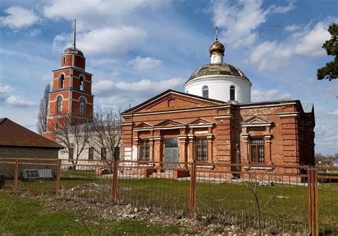 Церковь Покрова Пресвятой Богородицы Ратчино Добровский район фотография фасады