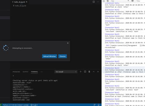 Run Cell Doesnt Work In Remote Ssh · Issue 1908 · Microsoftvscode Jupyter · Github