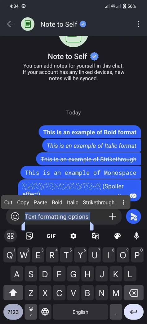 Signal Adds Text Formatting To Let You Emphasize Your Messages