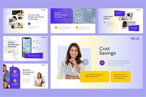 Smart Home System Powerpoint Templates Incl Smart And Technology Envato
