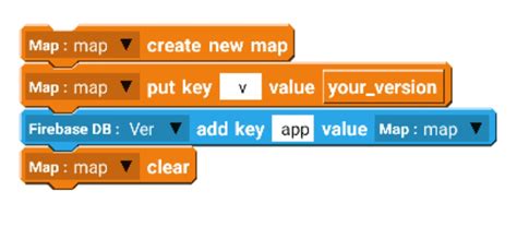 check for latest app version using firebase in sketchware