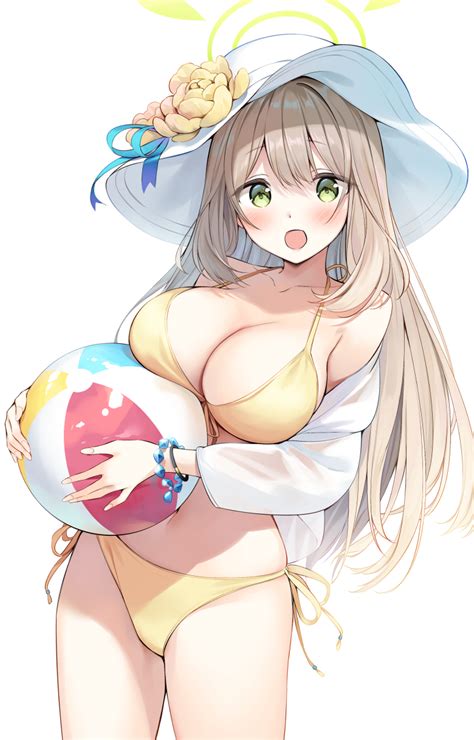 Nonomi Swimsuit Blue Archive Danbooru