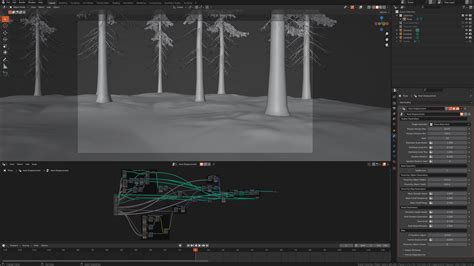 Procedural Root Displacement Geometry Nodes R Blender