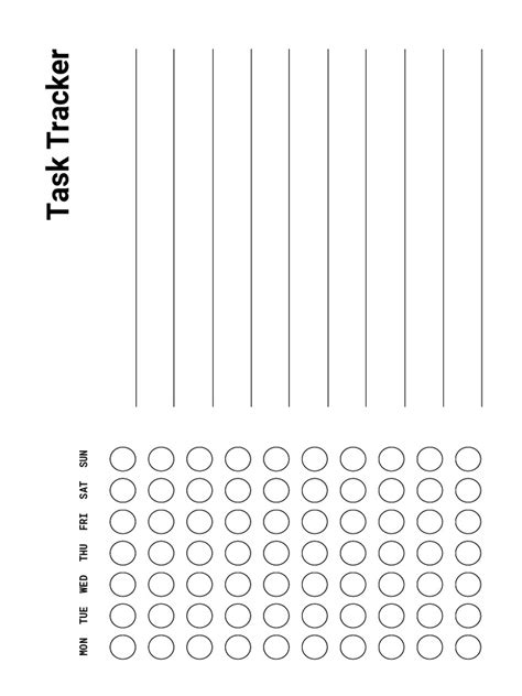 Minimal And Clean Task Tracker Pdf