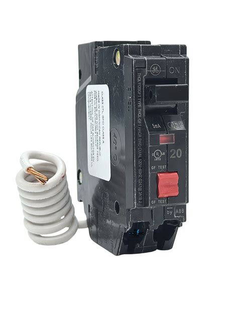 Ge Thql1120gft 20a Gfci Circuit Breaker Ground Fault Protection My