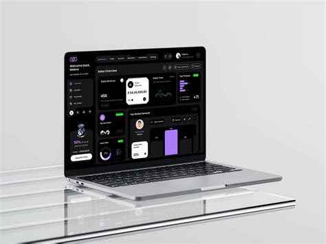 Sales Overview Dashboard Behance