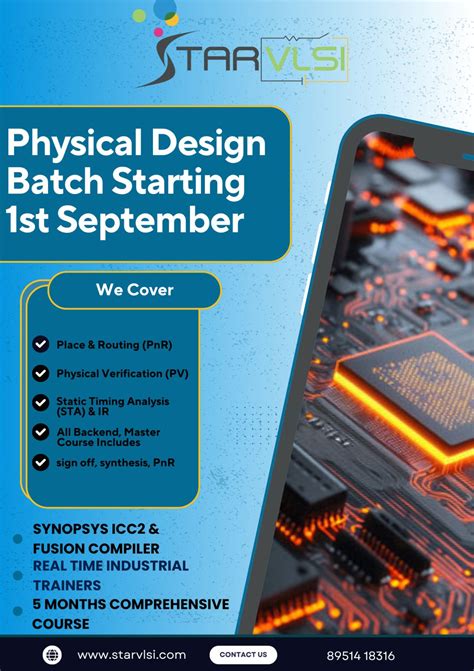 Vlsi Physicaldesign Sta Placeandroute Vlsicourse Backenddesign Chipdesign Semiconductors