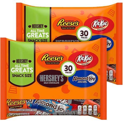 Hershey Chocolate Assortment Milk Chocolate Peanut Butter