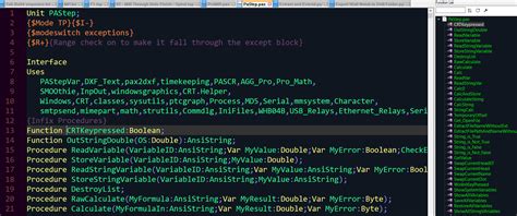 Help Adding Pascal To Function List Notepad Community