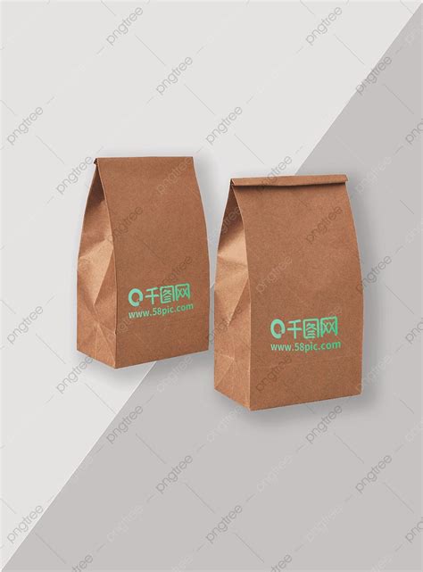 패스트푸드 봉지 템플릿 Psd 다운로드 디자인 자료 다운로드