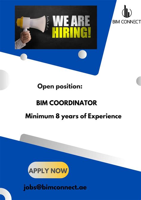 📢 📢 Hiring Alert Bim Connect
